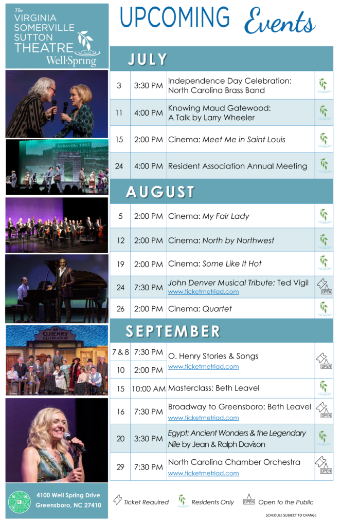 Theatre - Well-Spring Community | Greensboro